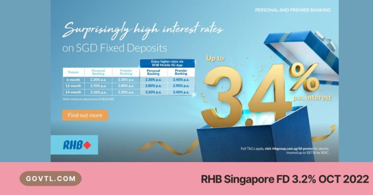 RHB Singapore FD 3.4% OCT 2022 - Travel News