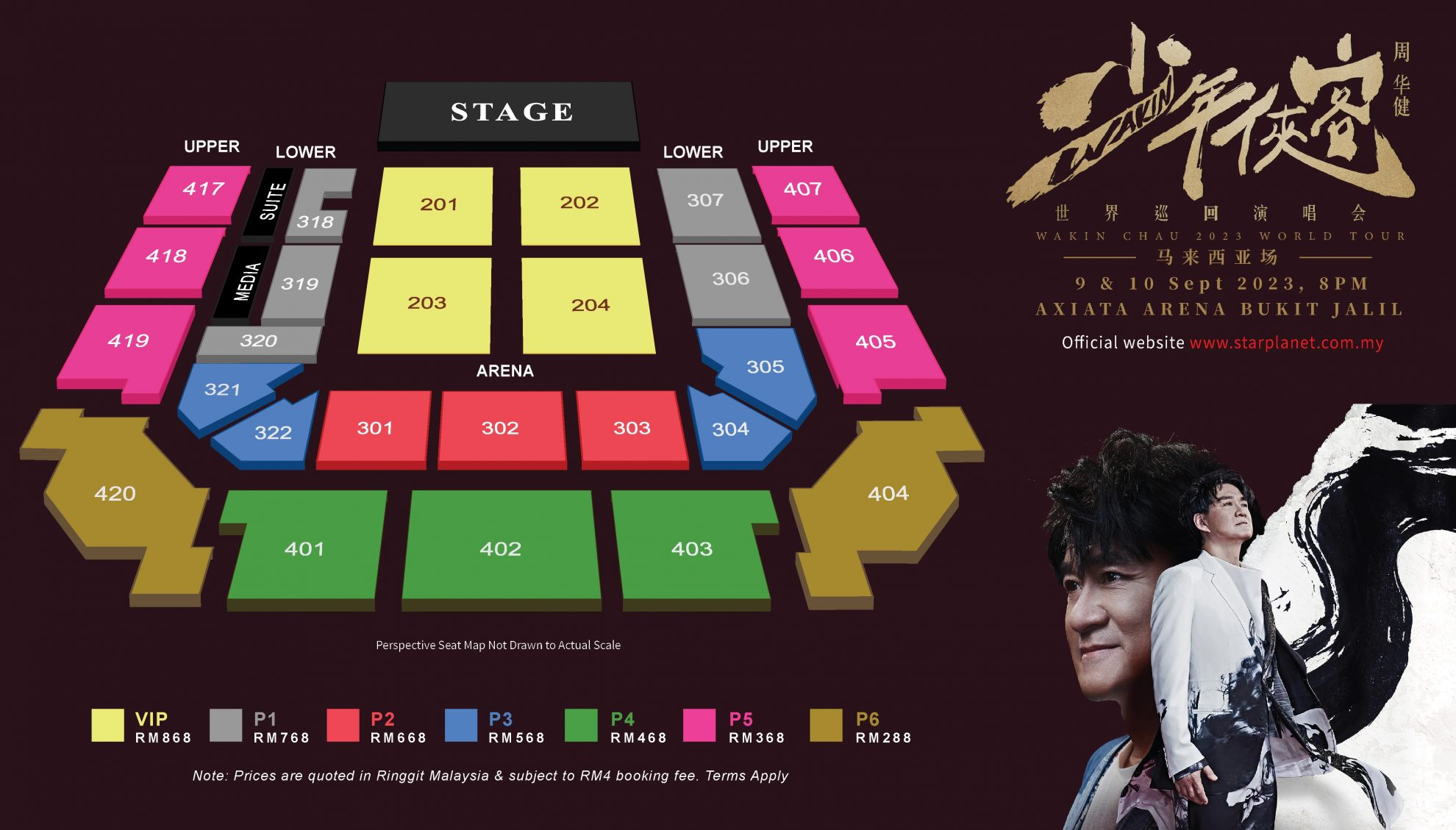 Wakin Chau World Tour Live in Malaysia 2023 - Travel News