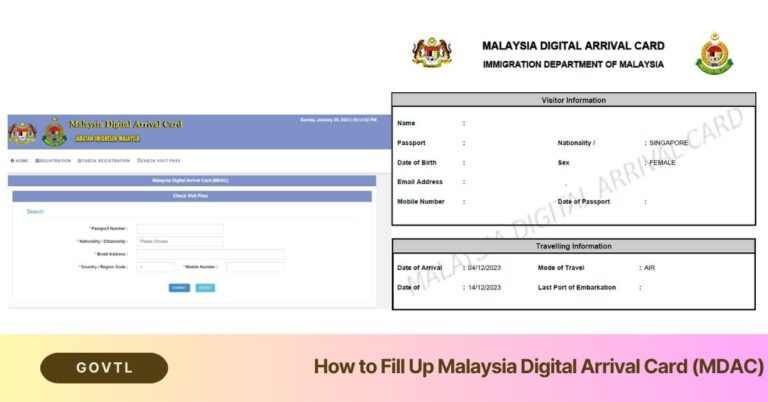 How to Fill Up Malaysia Digital Arrival Card (MDAC) - Travel News