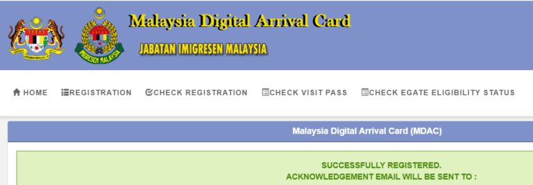 How to Fill Up Malaysia Digital Arrival Card (MDAC) - Travel News