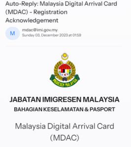 Malaysia Digital Arrival Card (MDAC) - Travel News