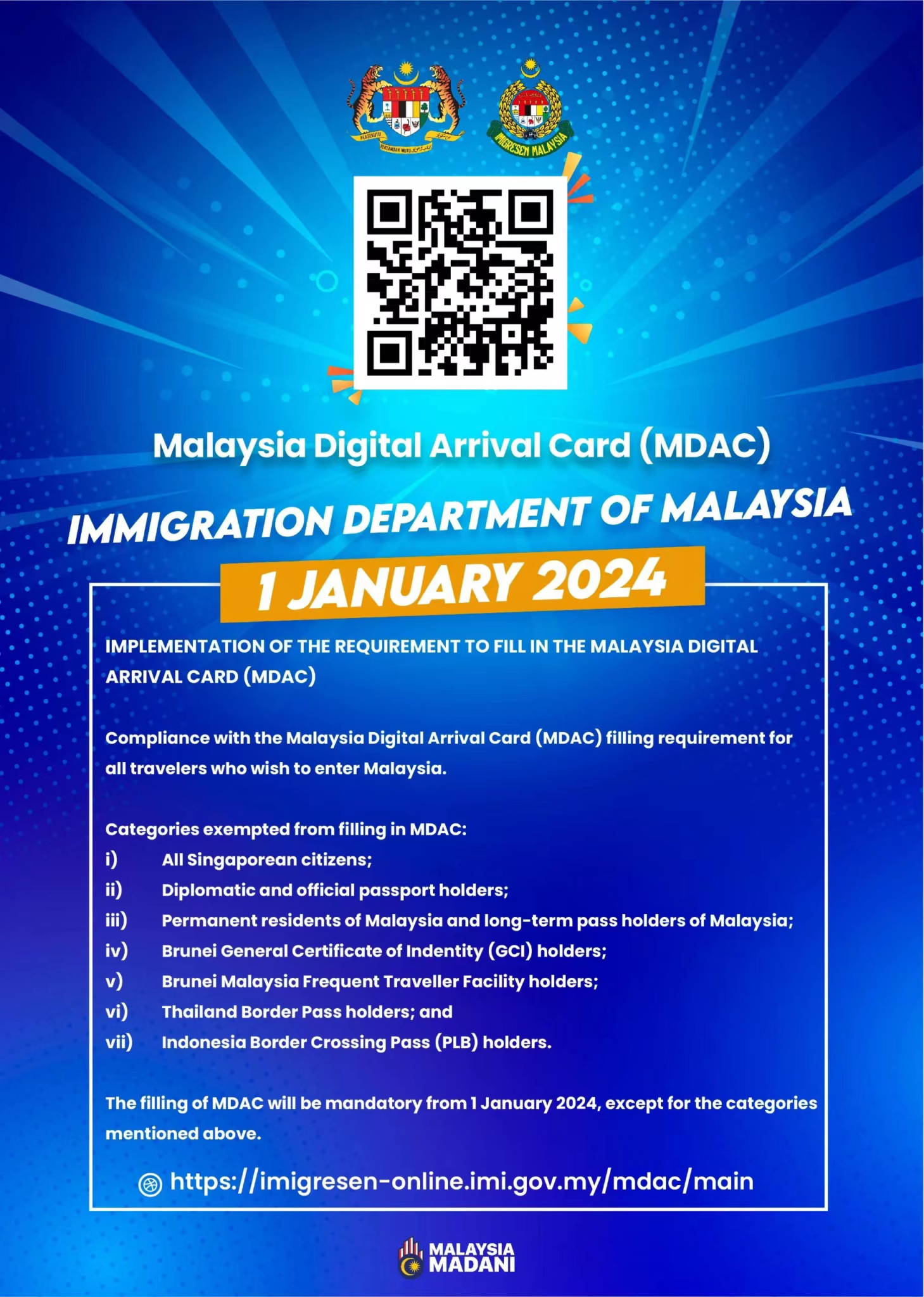 Malaysia Digital Arrival Card (MDAC) - Travel News