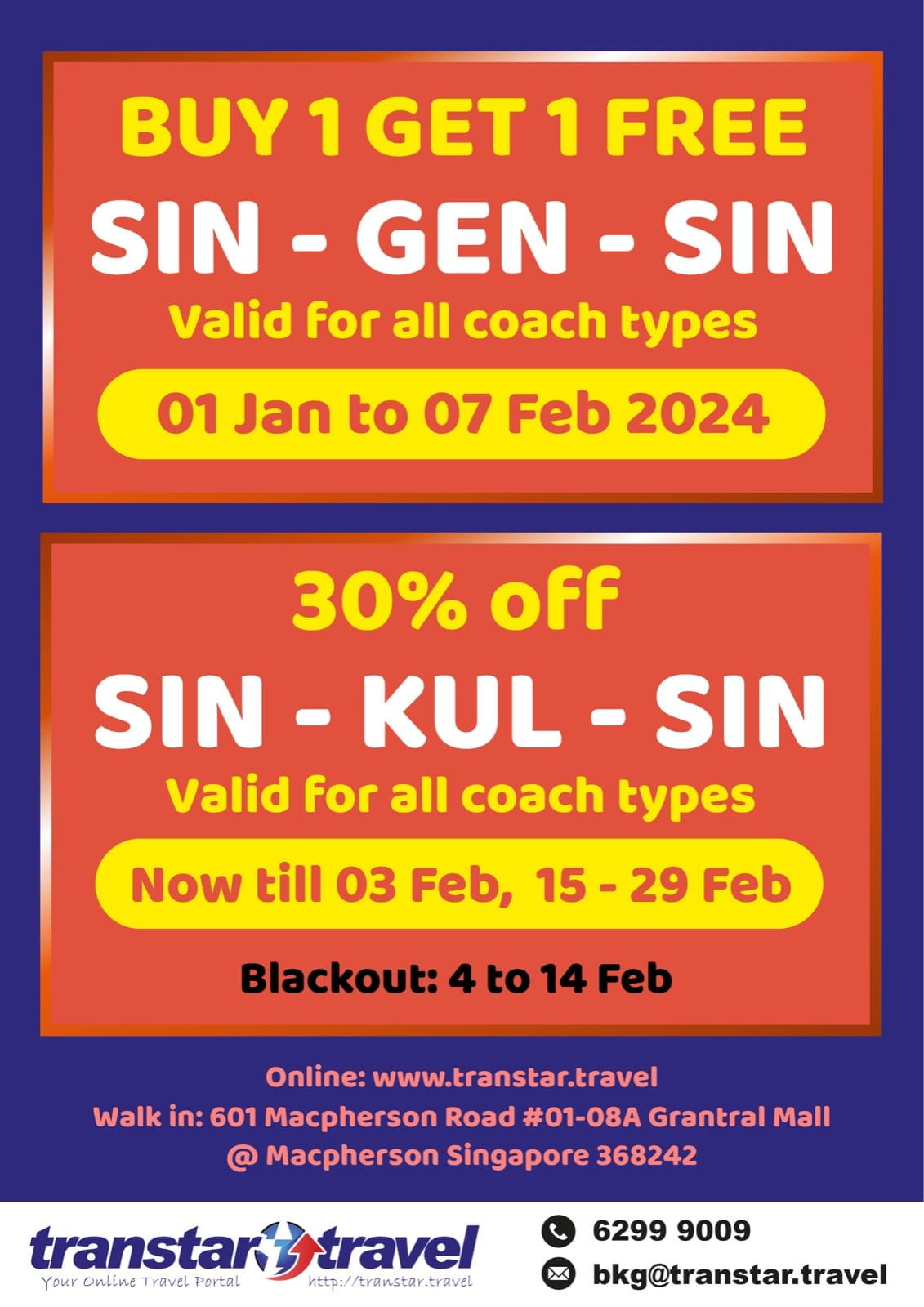 Transtar Contact Number